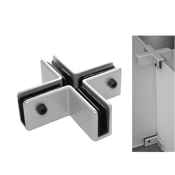 4-Way Connector Bracket for Sale | Desk Shield Stabilizer