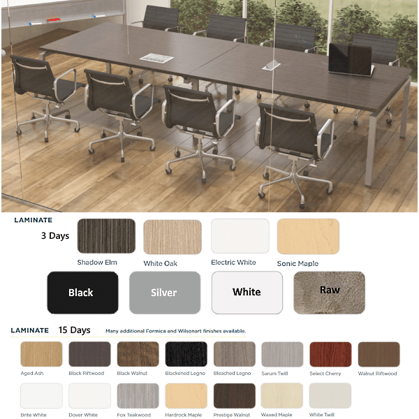 Blade 48" Contemporary Square Table | Dallas - Fort Worth