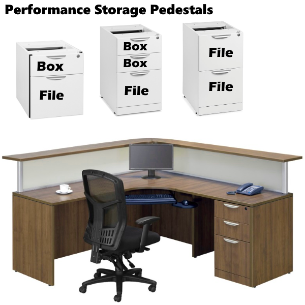 Borders Interior Curve Reception Desk | 71" | 2 Footprints