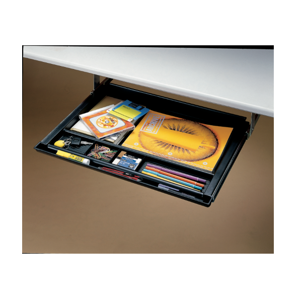 Black Center Lap Drawer | Sturdy Metal Slides + Smooth Release ...