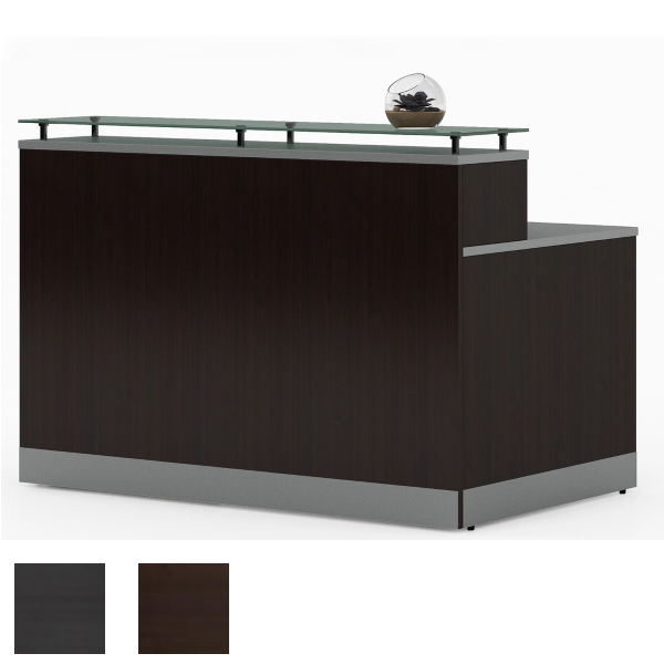 Office Source Cosmo Reception Desk | 5' Modern Reception Desk