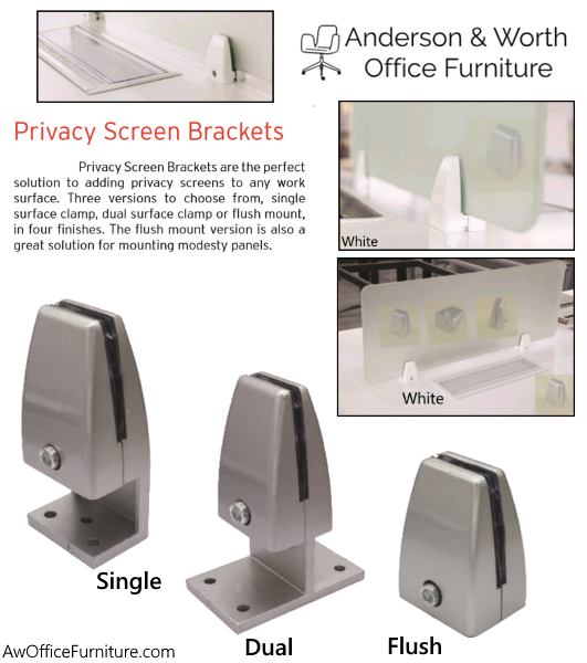 Dual Mounting Brackets | Desktop Mounting Hardware