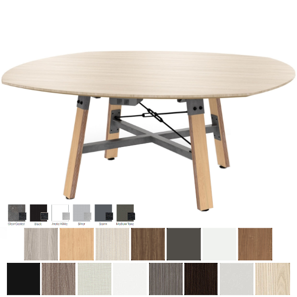 Enwork Adventure Squared Rectangular Table | Plywood Edge