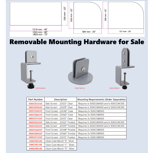 Freestanding Round Desk Bracket For Desk Screens