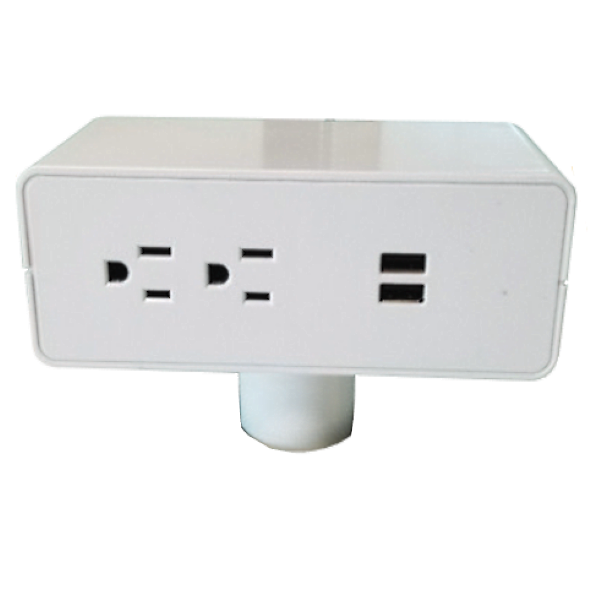 Grommet Mount Power Block | 2 USB & 2 Outlets