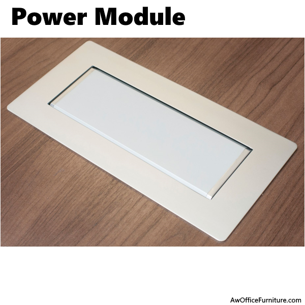 Conference Table Insert Data + Power Module | Ready to Ship