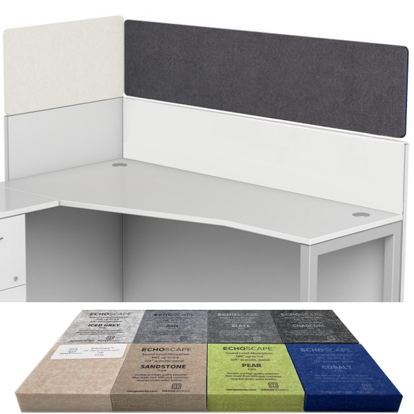 Stackers™ Invisible Acoustical Cubicle Height Extender | 60" | 66" | 72"W