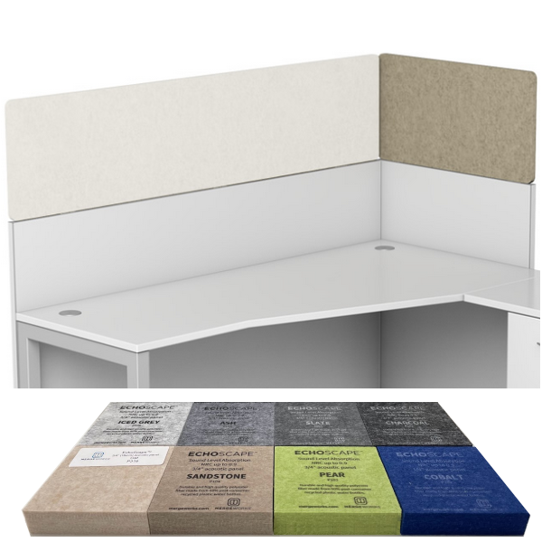 Stackers™ Invisible Mount Acoustical Cubicle Height Extender Wing