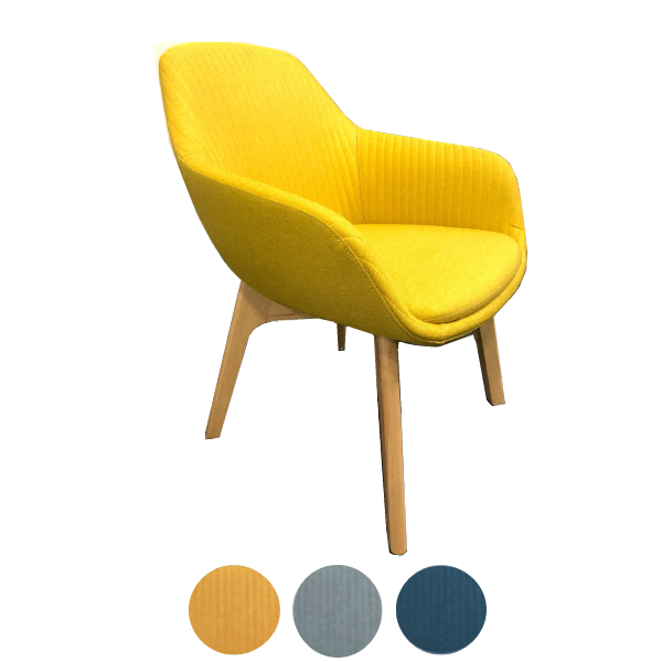 Friant Jest Fabric Lounge Chair | Accent Guest Chair