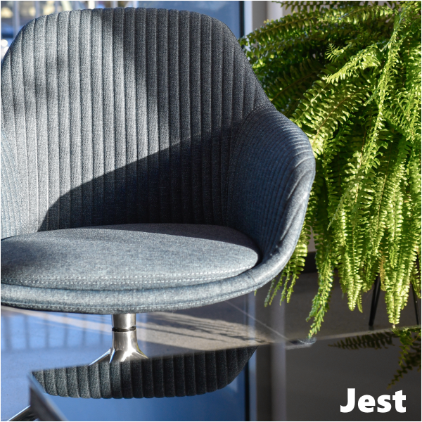Friant Jest Fabric Guest Chair | Modern Reception Seating
