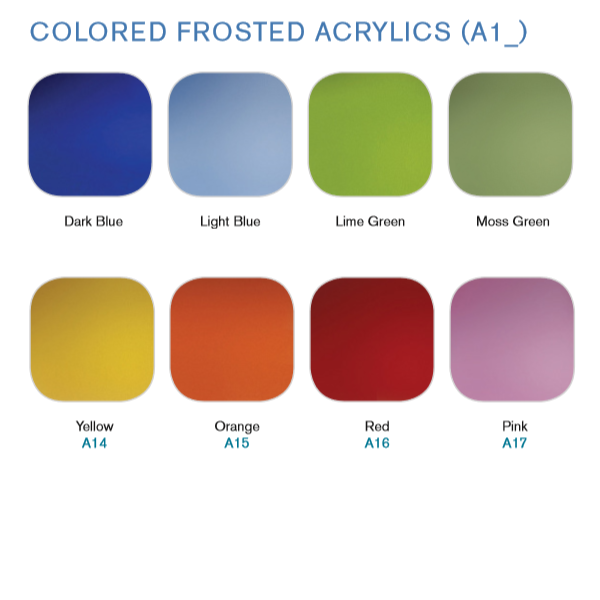 New Midtown™ Colored Acrylic Desk Panel - Acrylic Privacy Screens