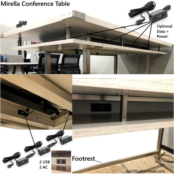 Mirella Touchdown Table | 12' | Southern Tobacco | Sand Dune