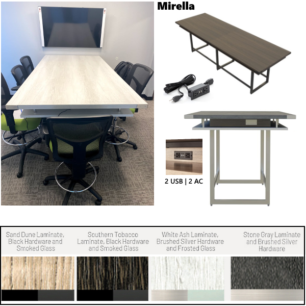 Mirella Touchdown Table | 12' | Southern Tobacco | Sand Dune