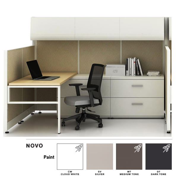 Friant Novo Accounting Team Cubicle | Heavy Filing & Storage Capacity