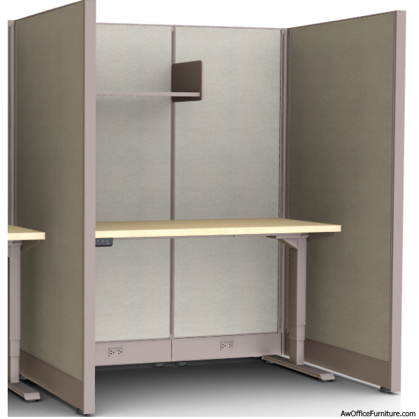 Novo Fast Sit to Stand Cubicles | 4-Pack of Workstations | Dallas Area