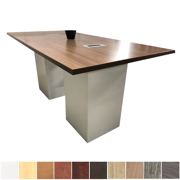 Performance 8' Standing Height Cube Base Huddle Table