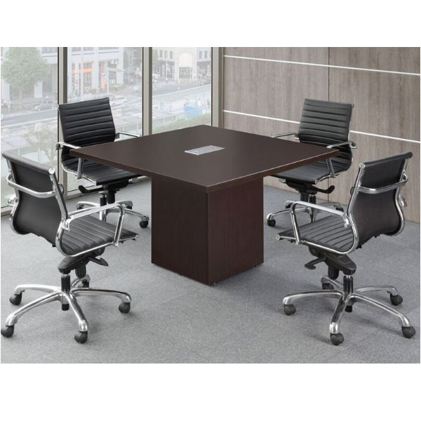PL 48" Power Ready Square Table | Cubed Base