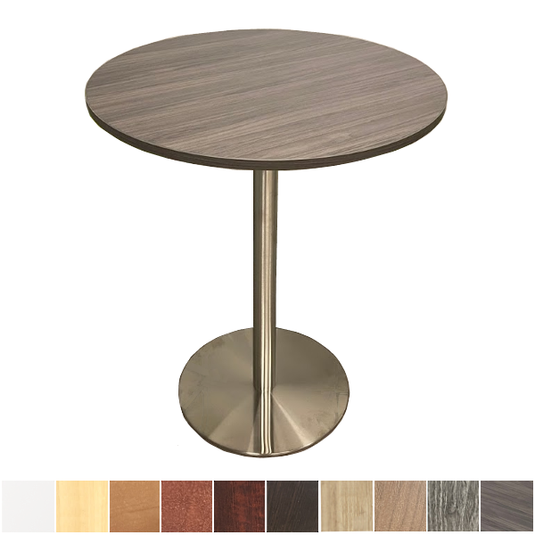 PLT Round Bar Table | Round Aluminum Base | 36" | 42"