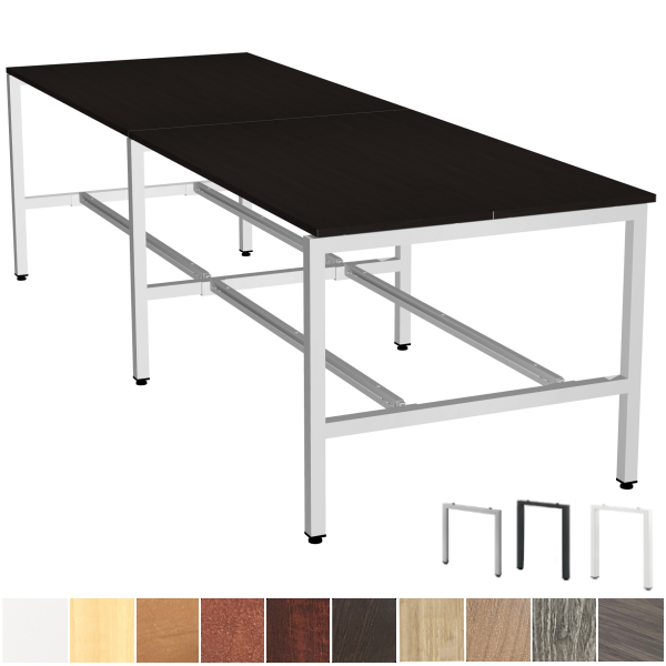 PLT 12' x 4' Standing Office Table | Work | Education | Hospitality