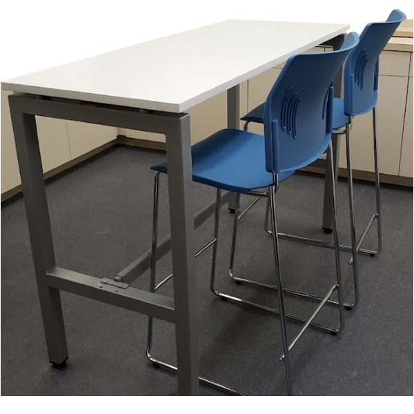 Multi-Use Standing Height Table | 30"D | 4 Sizes | 10 Colors
