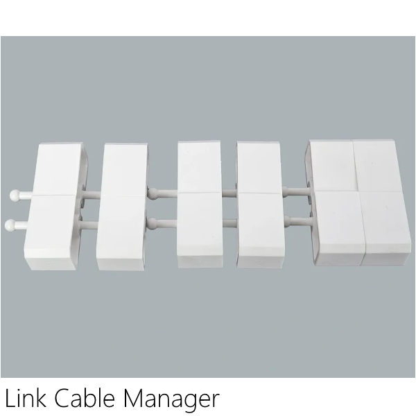 Link Cable Manager for Desk | Wire Holder Tool for Desks