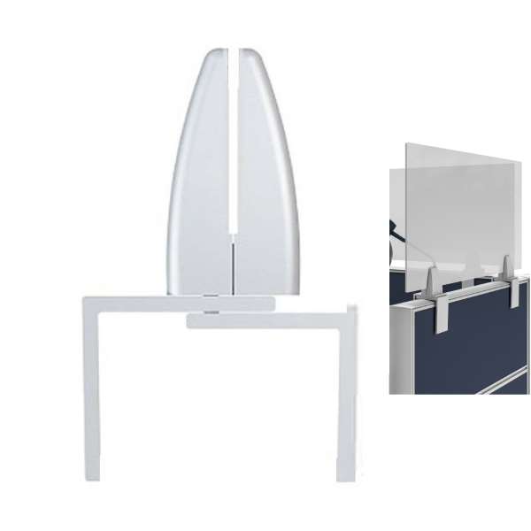 Adjustable Cubicle Clamp Mount | Cubicle Mounting Clamp