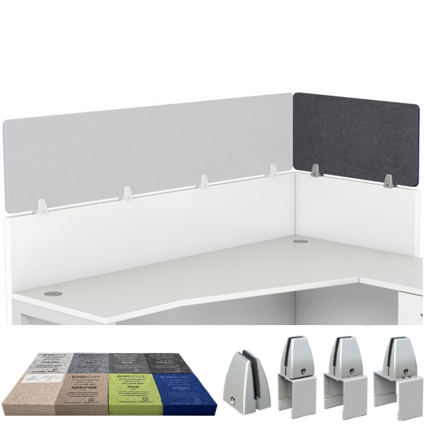 Stackers™ Acoustical Cubicle Height Extender Wing Panel