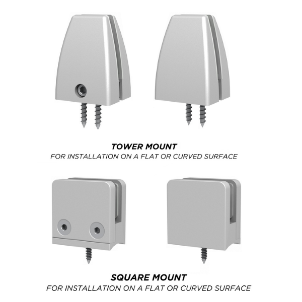 Stackers™ Clear or Frosted Acrylic Cubicle Extender | 24" | 30" Tall