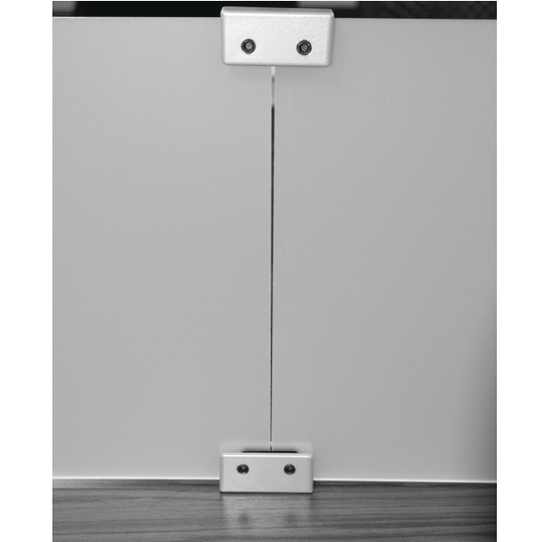 Straight Panel Connector Bracket | Desk Shield Stabilizer