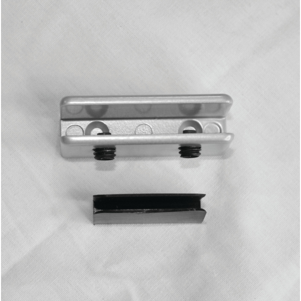 Straight Panel Connector Bracket | Desk Shield Stabilizer