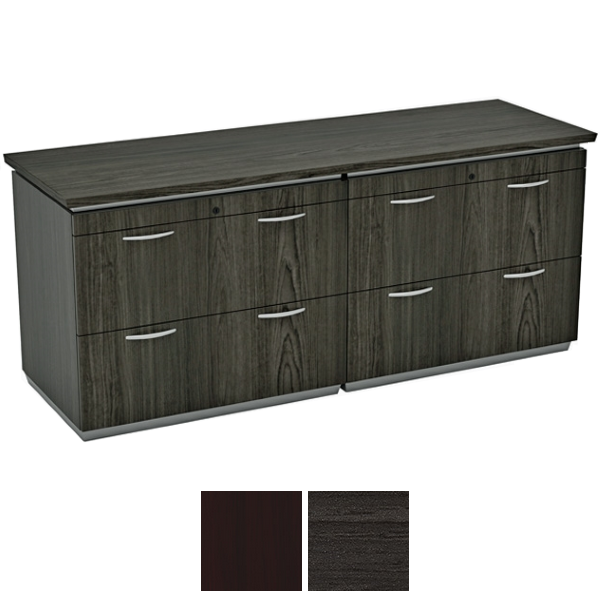 Tuxedo Double Lateral File Credenza | 72"W x 24"D | 2 Colors