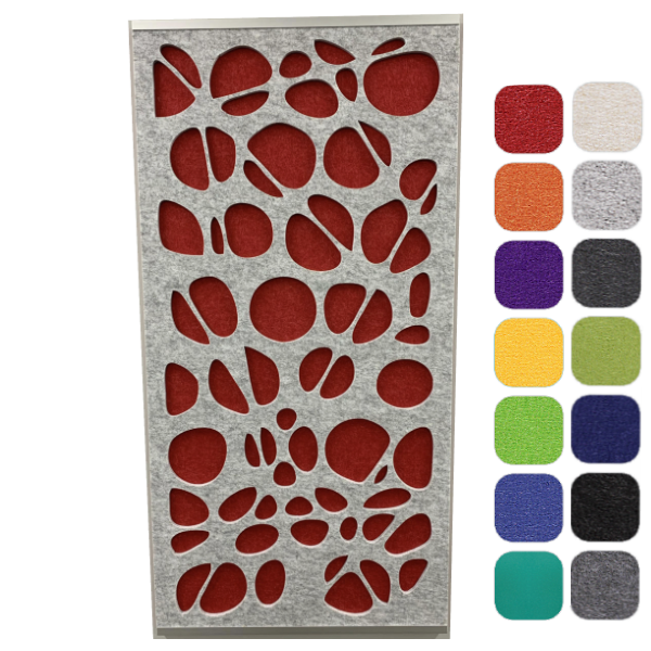 Two Core Ceiling or Wall Acoustical Office Panel | Pebbles Pattern