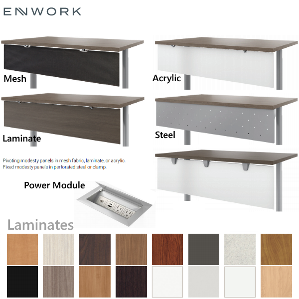 Multi-Purpose Training C-Leg Table | 54" - 96"W x 30"D