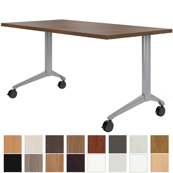 Multi-Use Mobile Training C-Leg Table | 54"W - 96"W x 30"D