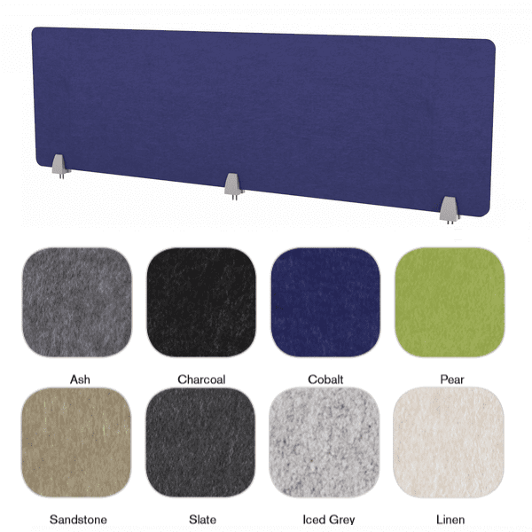 New Enclave EchoScape Acoustical Desk Privacy Screens - Desk Screens