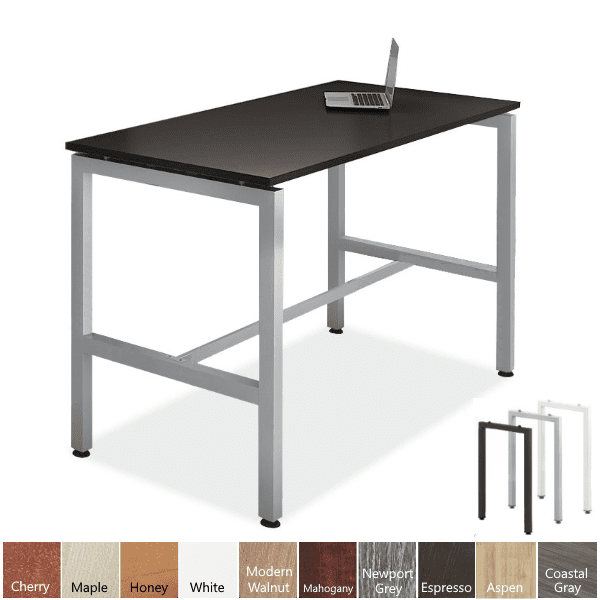 Multi-Purpose Standing Height Table | 24"D | 4 Sizes | 10 Colors