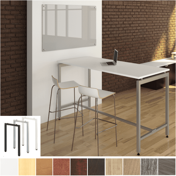 Multi-Use Standing Height Table | 30"D | 4 Sizes | 10 Colors