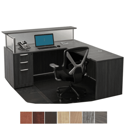 l-shaped reception desk Archives - Anderson & Worth Office Furniture